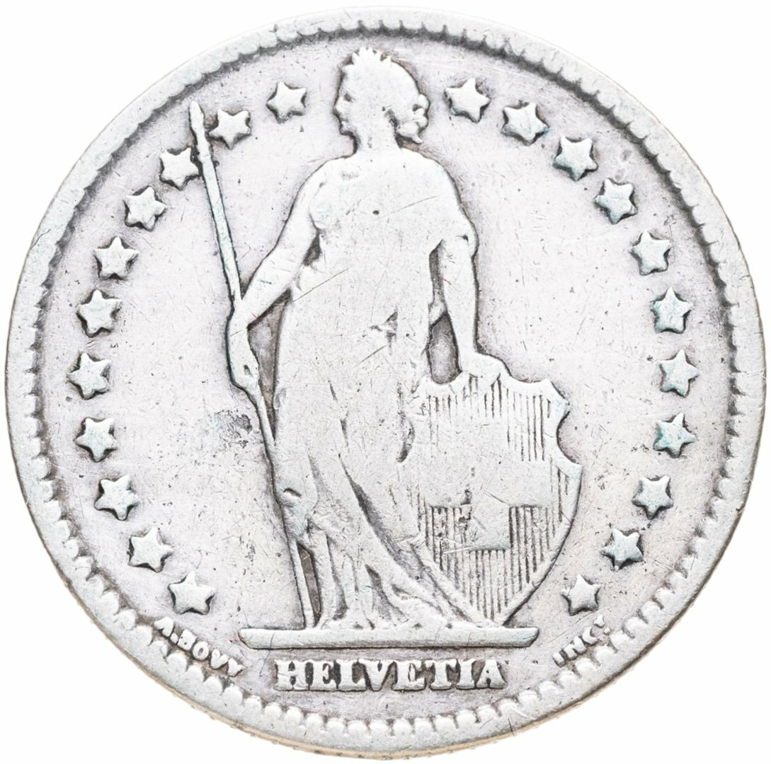 Швейцария 1 франк (franc) 1899