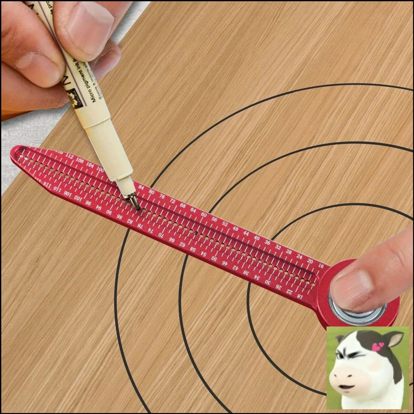 Измеритель для деревообработки, алюминиевый сплав, прецизионный инструмент для маркировки, многофункциональный циркуль и линейка для столярных работ