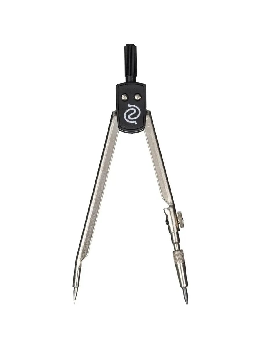 Металлический циркуль с чехлом для точных измерений