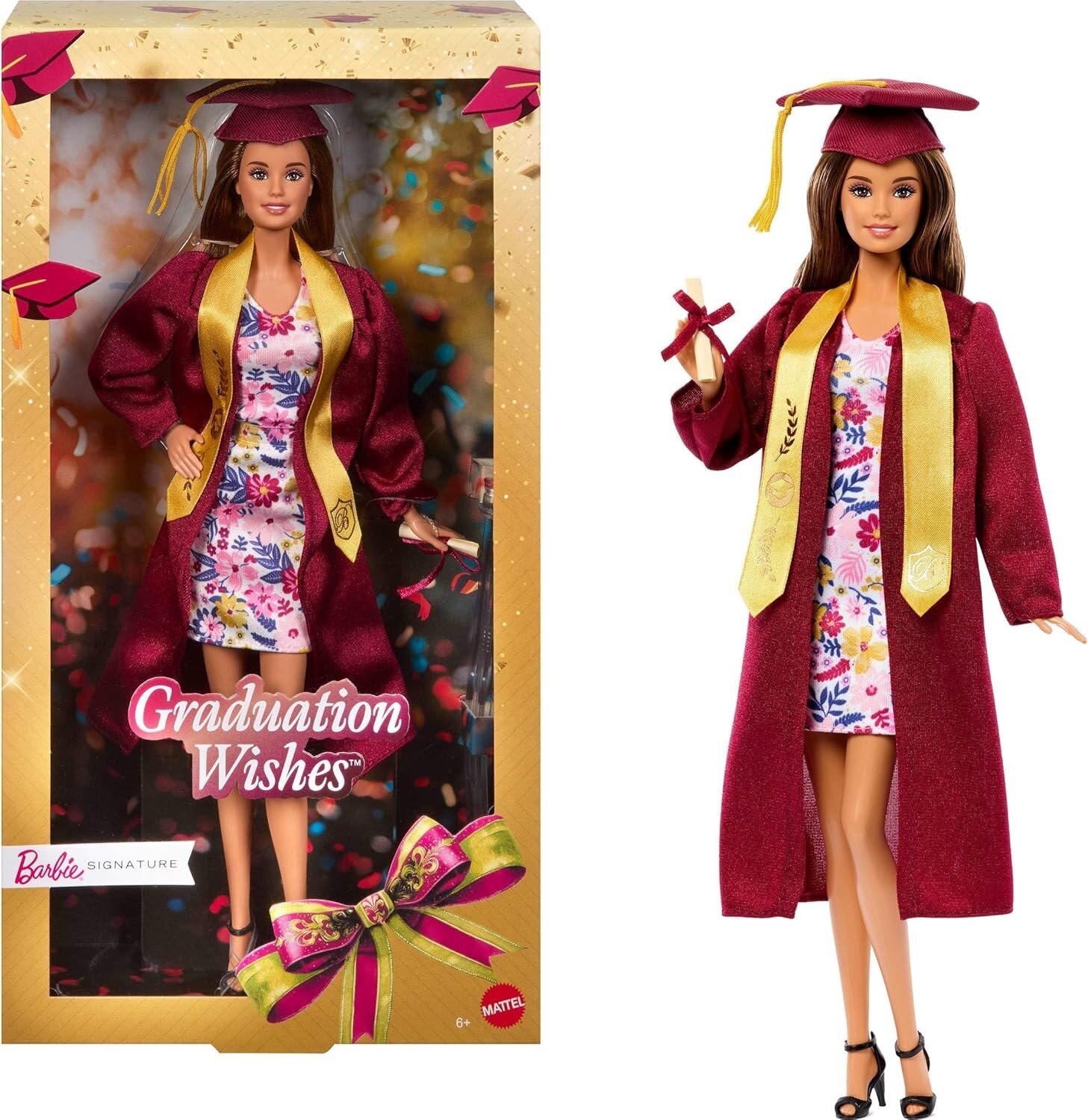 Кукла Barbie Signature Graduation Wishes, выпускница с дипломом