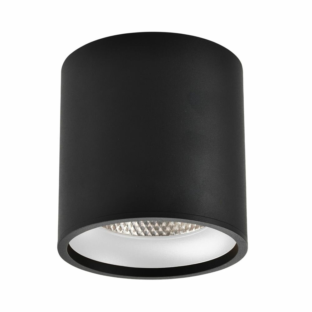 ST165.442.12 ST-Luce Светильник потолочный Черный LED 1*12W 4000K 840Lm Ra>90 36° IP44 D80xH85 85-265V.