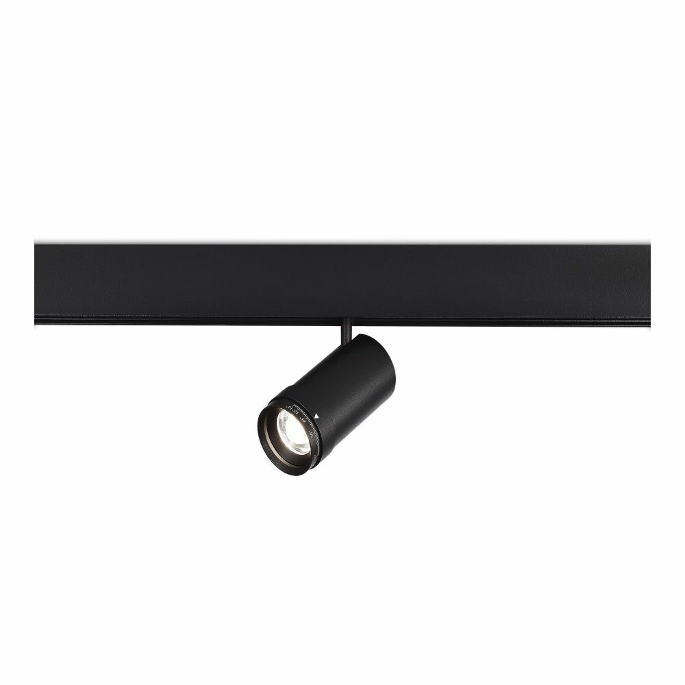 ST357.446.12 ST-Luce Магнитный трековый светильник ZOOM Черный LED 1*12W 4000K Lm Ra90 10-55° IP20 D50xH160.