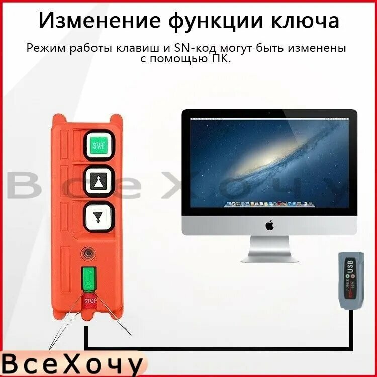Пульт для тельфера/тали — фото 1
