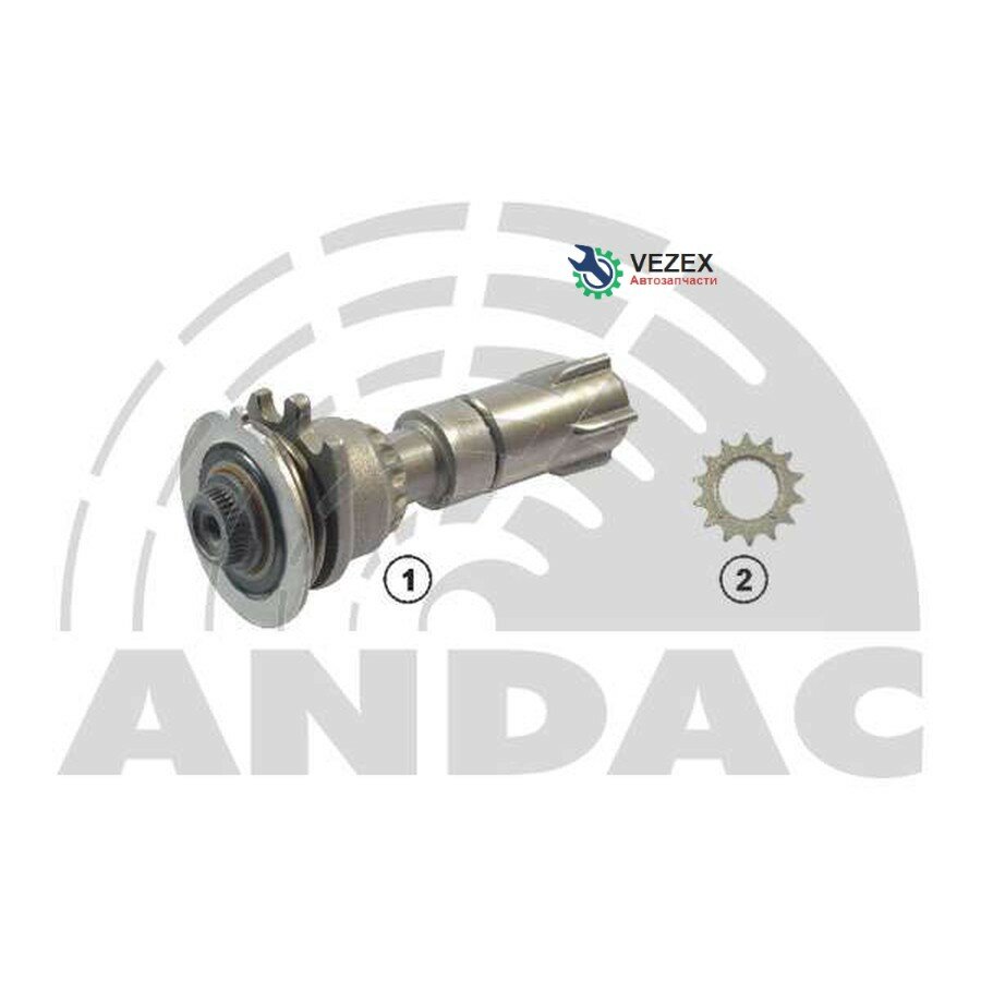 ANDAC 081010150 Ремкомплект тормозного суппорта