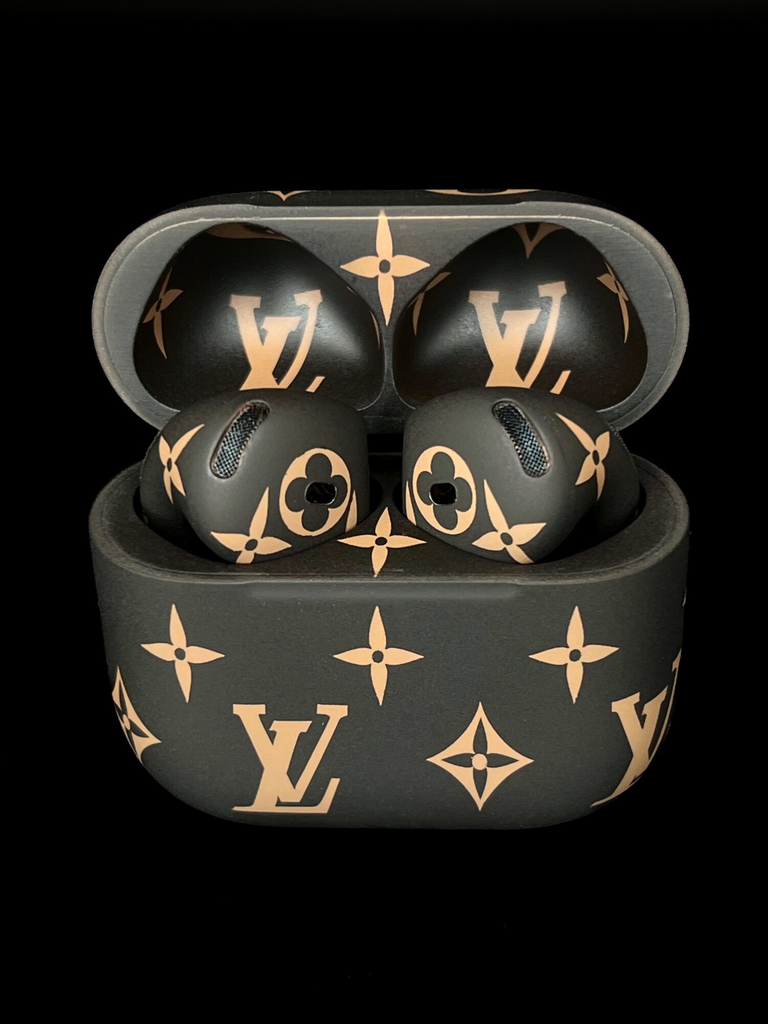 Беспроводные наушники Apple Airpods 4 ANC "с активным шумоподавлением" (LOUIS VUITTON матовые )