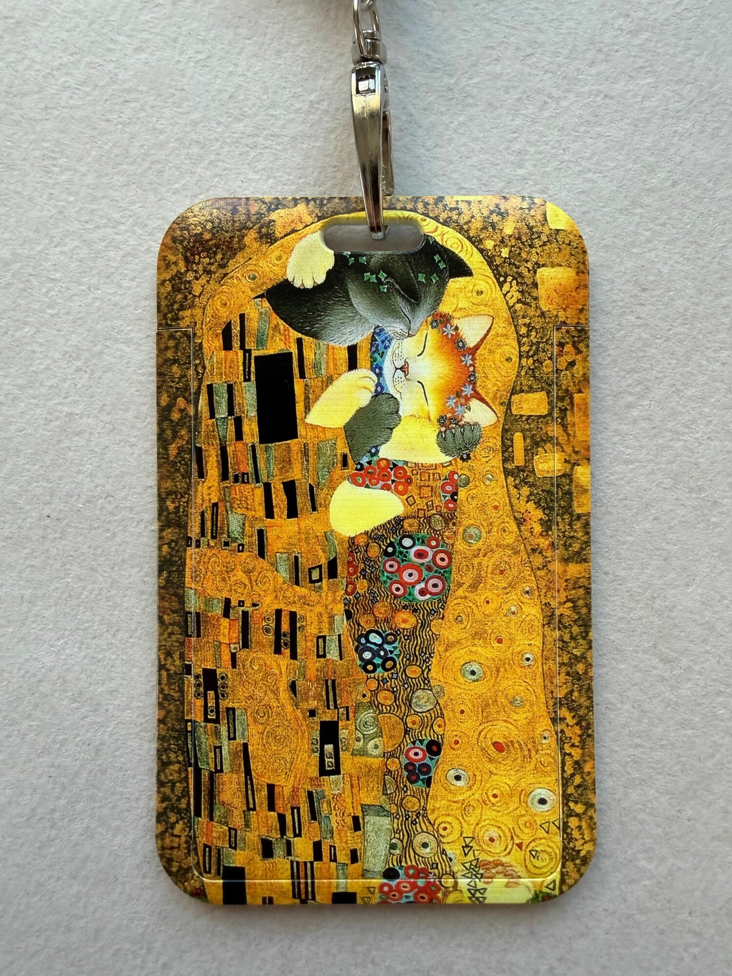 Бейдж для пропуска с рулеткой , Чехол для пропуска с рулеткой