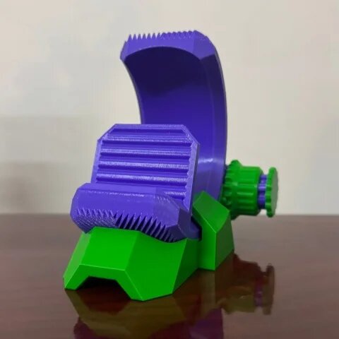 Держатель для телефона 3D-печать, зеленый и фиолетовый