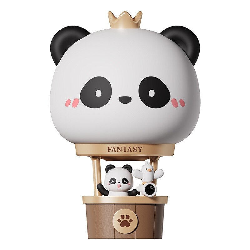 Ночник в форме воздушного шара с пандой - декоративная лампа для детской комнаты, 80-120 символов