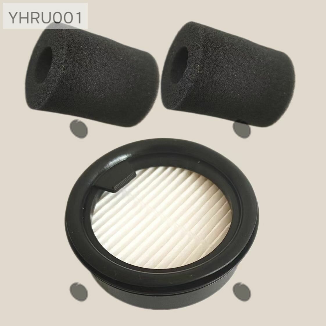 Фильтрующий элемент беспроводного автомобильного пылесоса и передний поролоновый фильтр высокой плотности