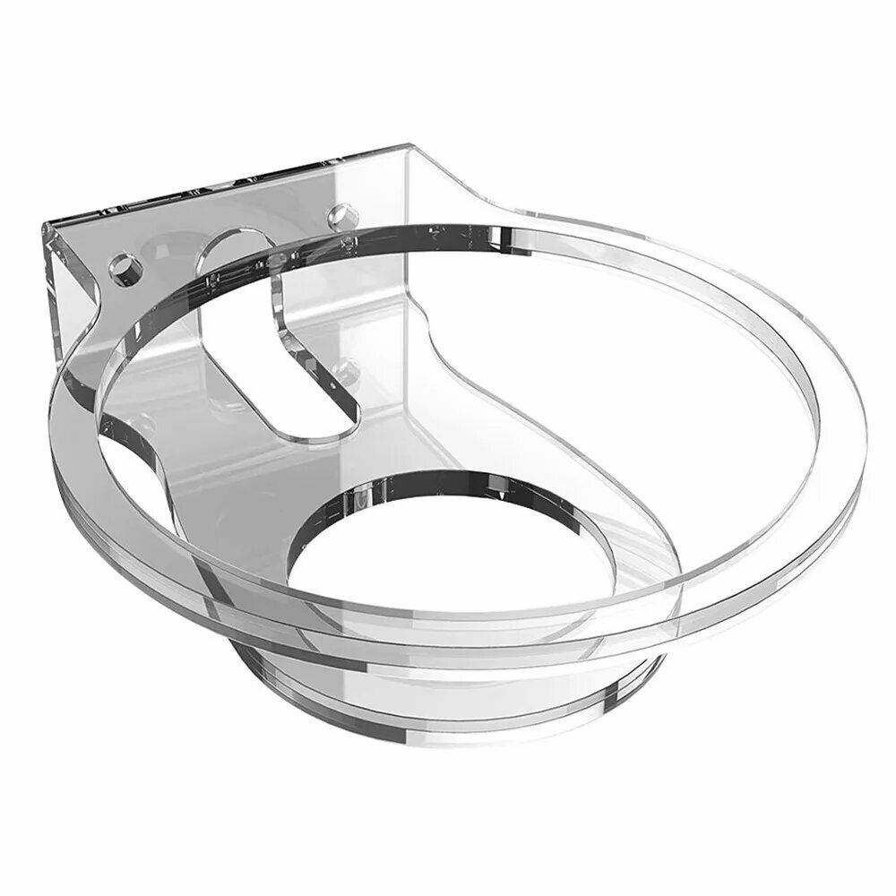 Прозрачная акриловая настенная полка для аудиоколонок, для домашнего использования