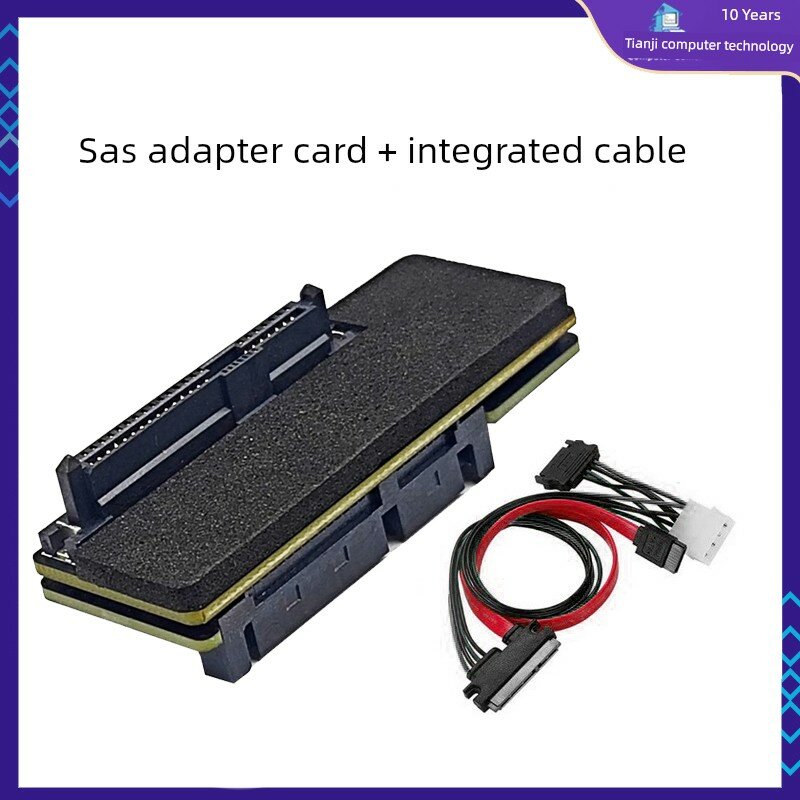 Карта адаптера SATA к SAS с кабелем питания и данных для серверов предприятия, 6Gbps