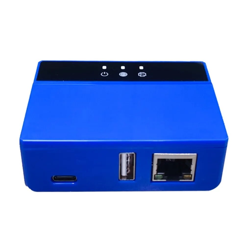 Сервер печати WiFi Ethernet Bluetooth, розетка EU — фото 1
