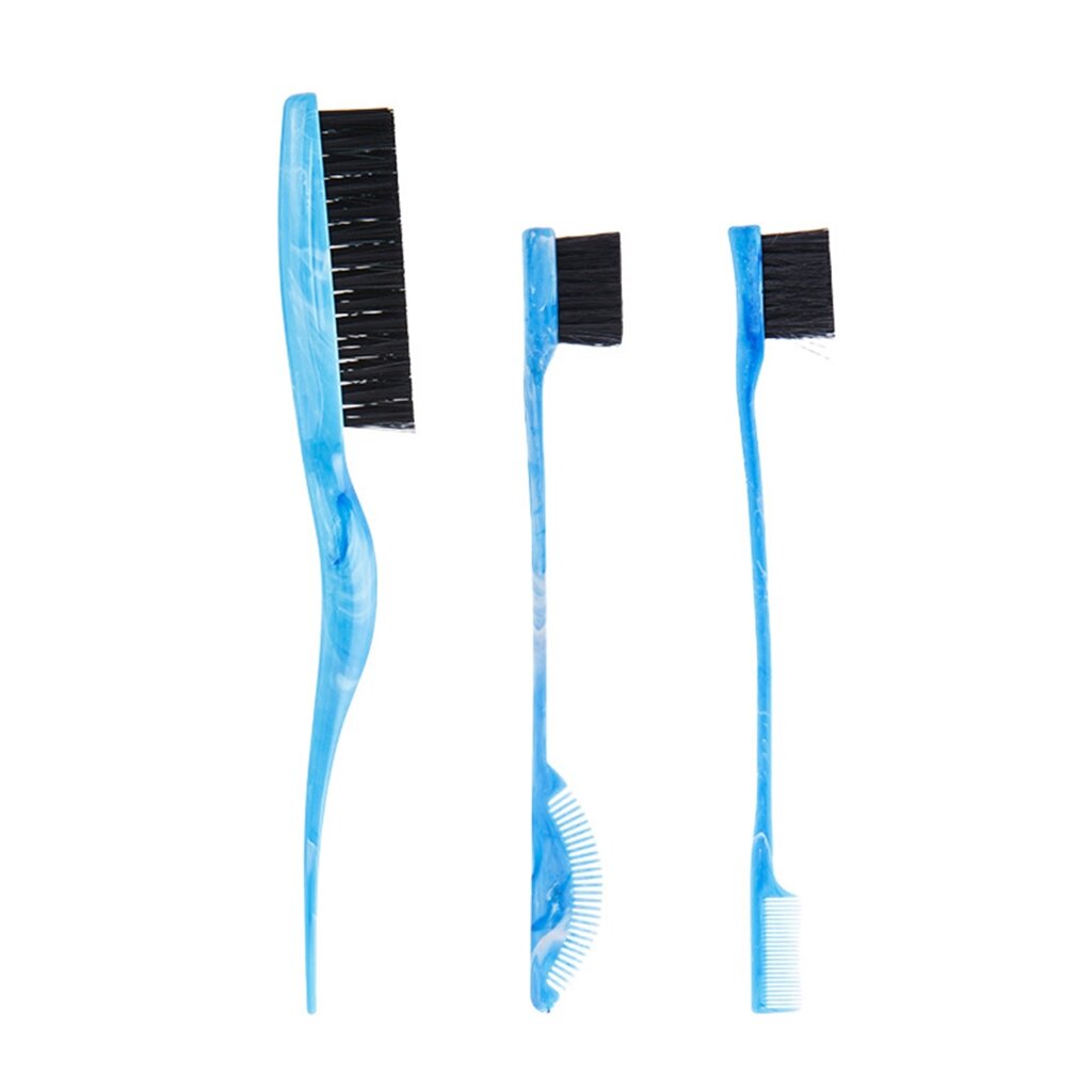 Набор Кистей Для Макияжа С Двумя Концами Из 3 Предметов Для Бровей, Ресниц И Укладки Волос Многоцелевые Косметические Инструменты