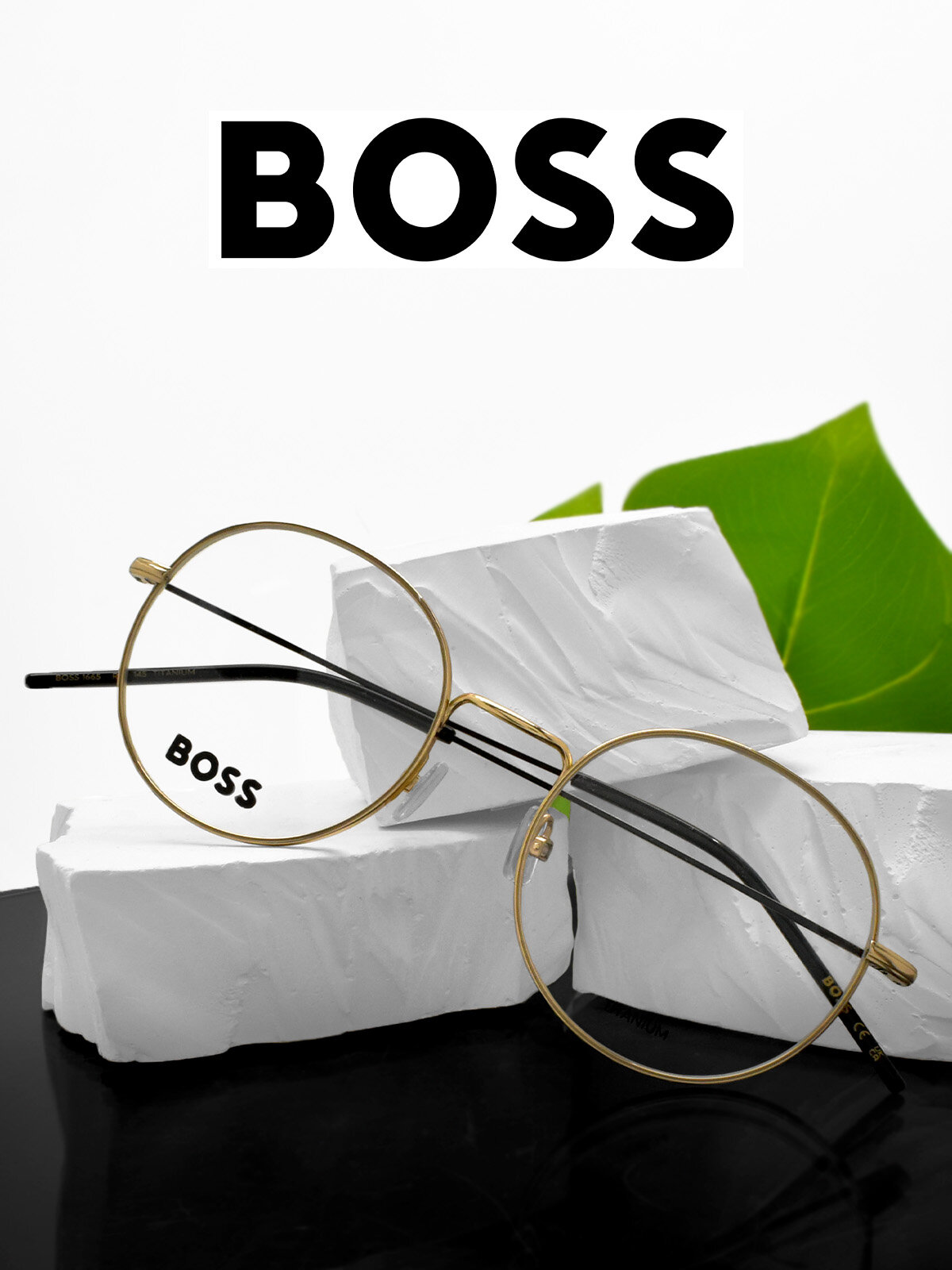 Оправа для очков BOSS 1665 RHL пол Унисекс форма оправы Круглая цвет оправы Золотой