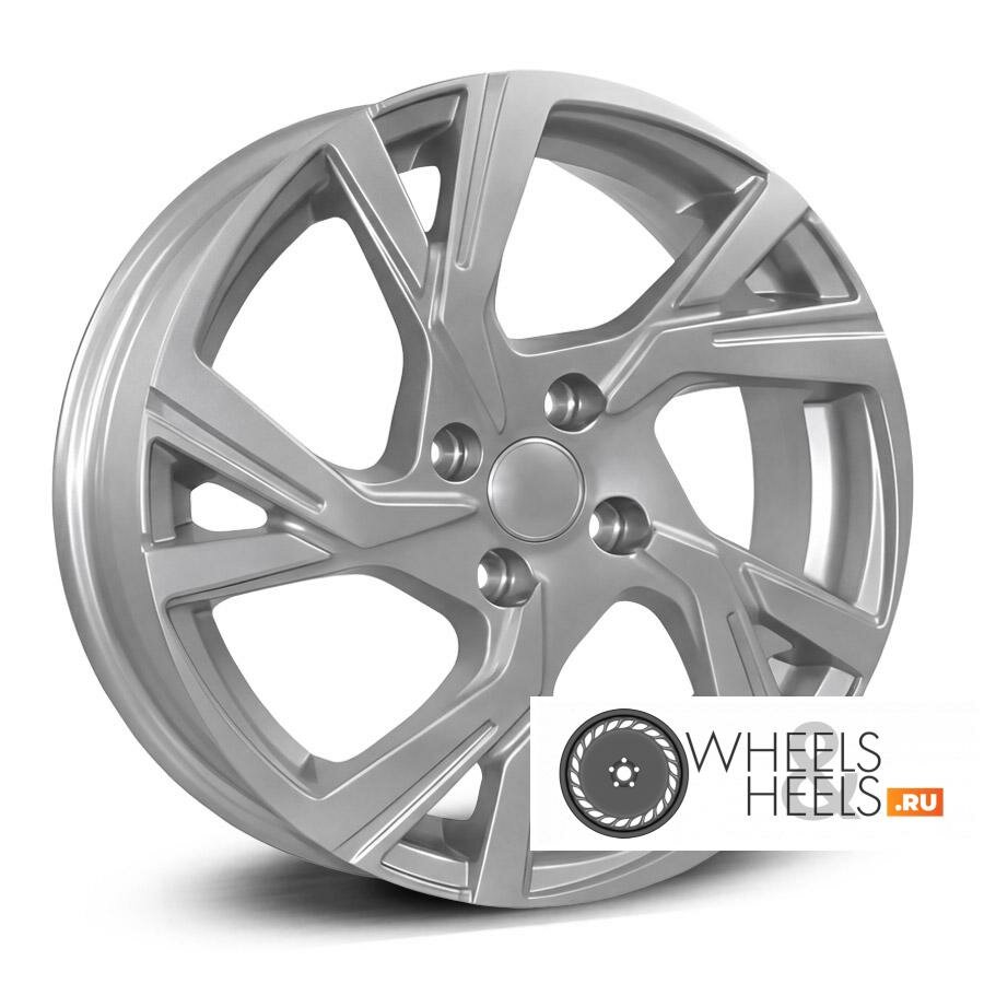 Диск автомобильный литой RST R075 15x6 4x100 et46 dia54.1 Серебристо-серый