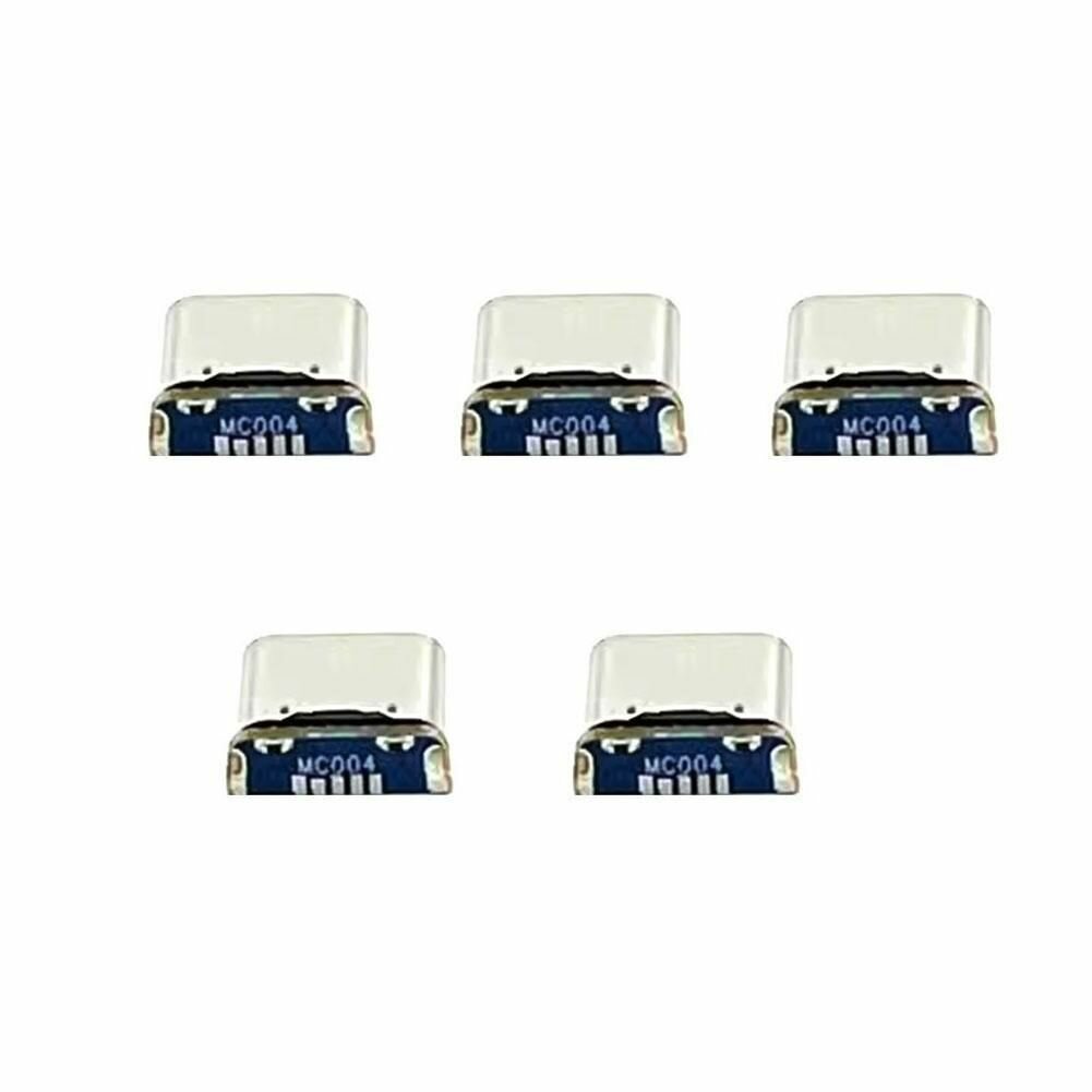 5 шт. плат-адаптеров MC004 MiniUSB на Type-C / Детали для самостоятельного ремонта и модификации, поддерживают зарядку и передачу данных по USB 2.0.