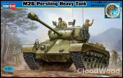 Hobbyboss 82424 1:35 Американский тяжелый танк М26 Сборная модель танка