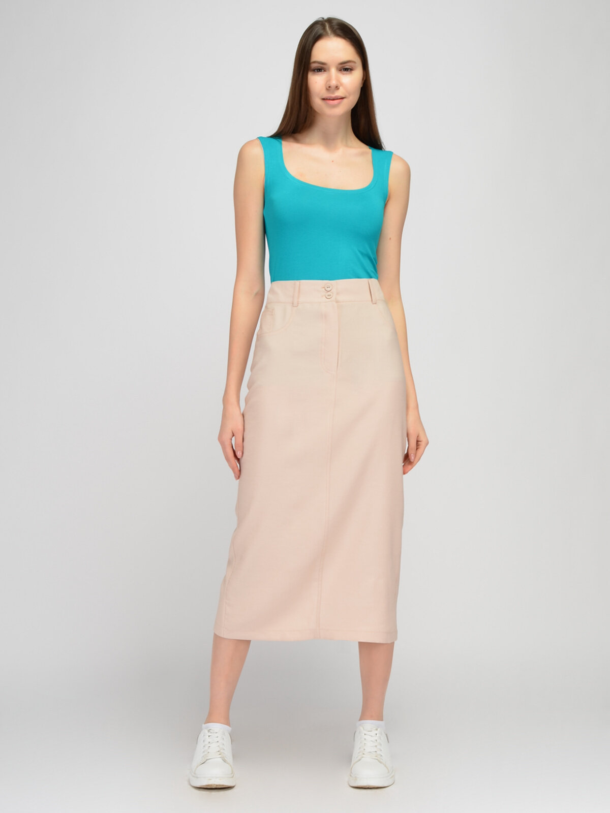 Юбка женская, офисная, летняя, прямая, юбка-карандаш, хлопковая, джинсовая