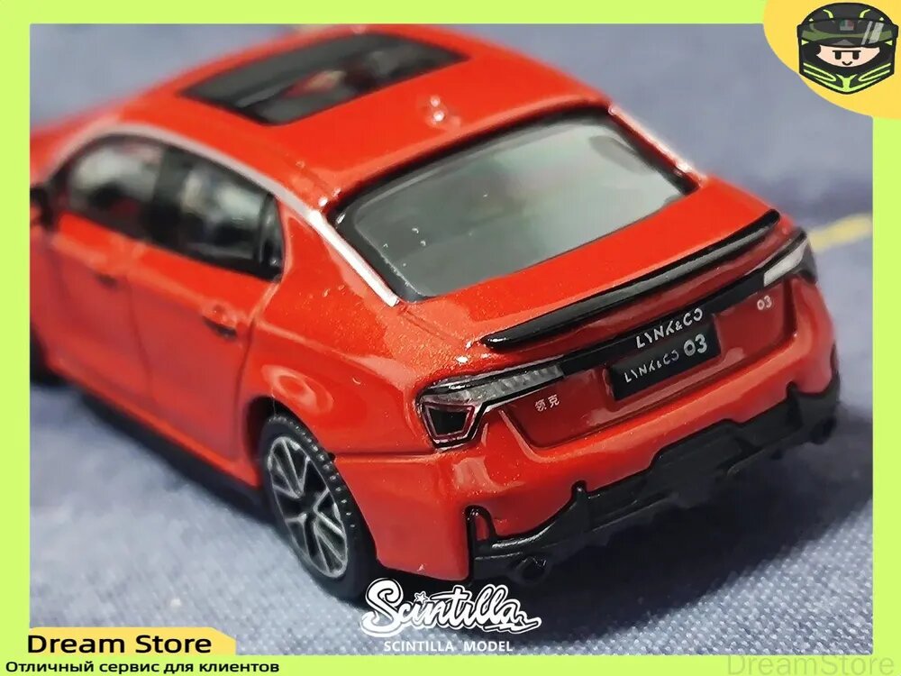 Машинка POP Race 1/64 #T1-01 Lynk&Co O3 Alloy Car Model Toy Gift