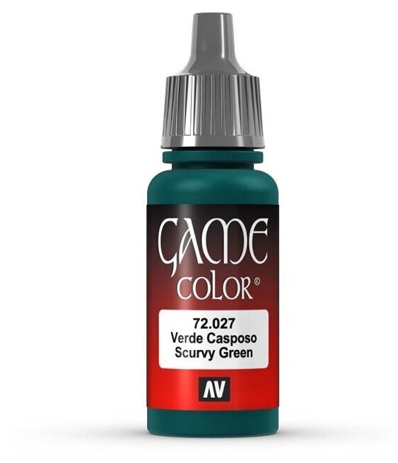 Краска Vallejo серии Game Color - Scurvy Green 72027 (17 мл)