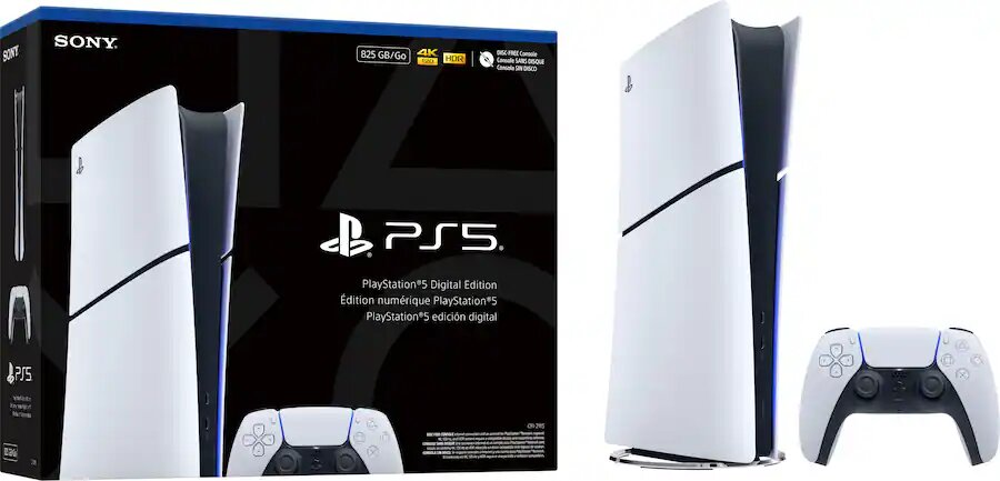 Игровая консоль Sony PlayStation 5 Slim Console Digital Edition 825 GB/Go