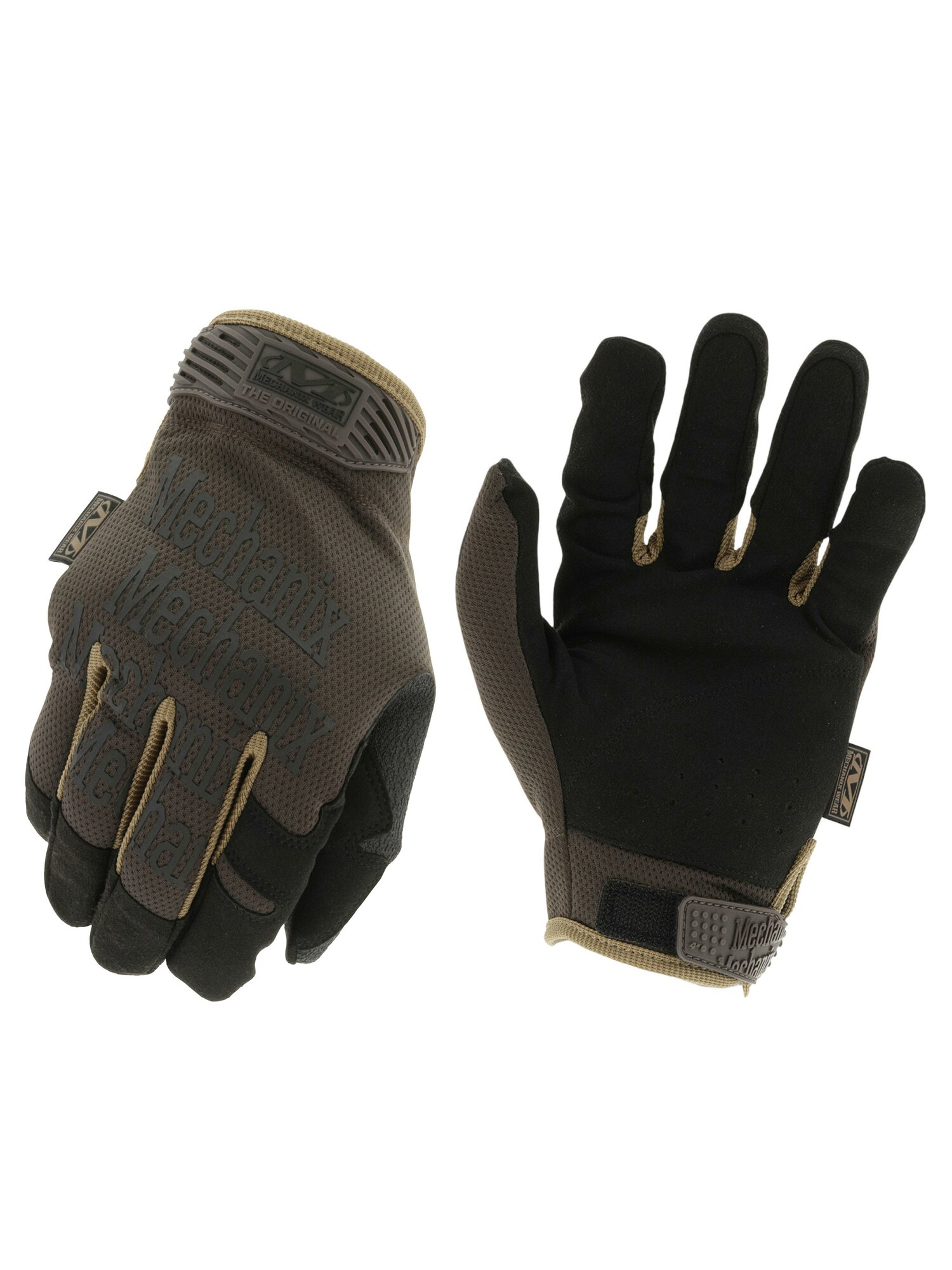 Перчатки Mechanix Work Original, коричневый / S