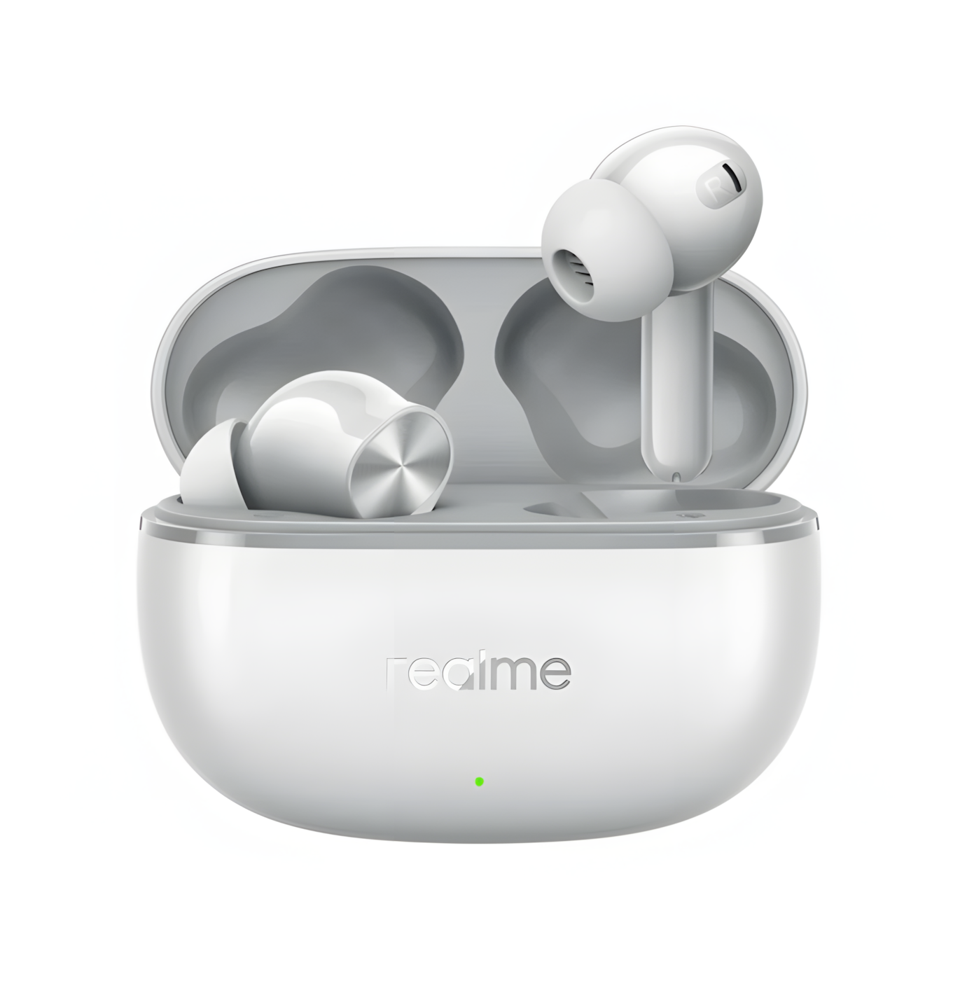 Наушники беспроводные вкладыши TWS Realme Buds T200 Lite, серый, с зарядным кейсом, шумоподавление