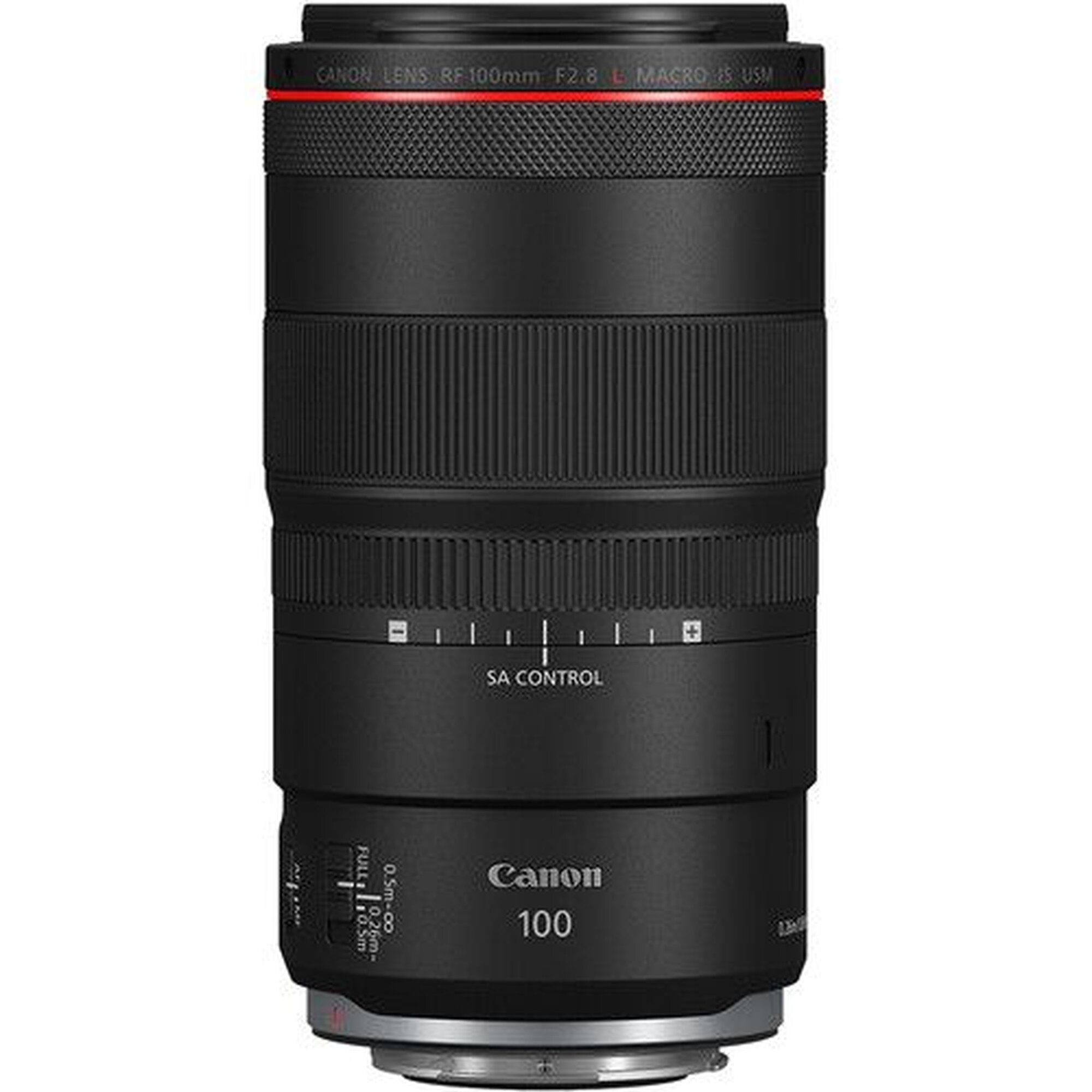 Объектив Canon RF 100MM F2.8 L MACRO, для EOS R, автофокус, бленда, черный