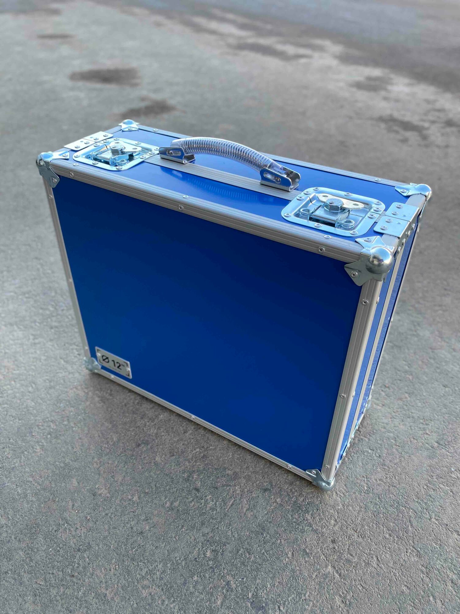 Кейс для проигрывателей виниловых пластинок 12inch Turntable Case Aluminium Blue 25