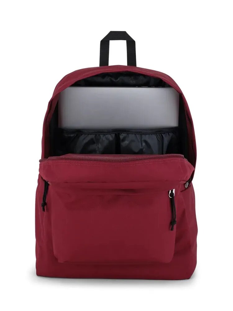 JanSport Рюкзак SuperBreak, унисекс, средний (20-30 л), бордовый, политекс — фото 1
