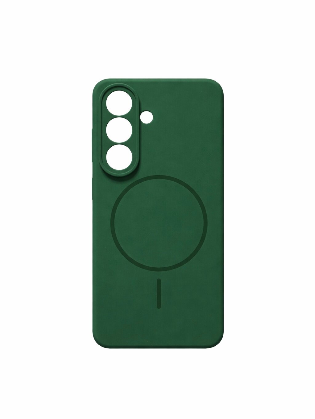 Чехол на Samsung Galaxy S26 силиконовый с MagSafe зеленый, чехол для Самсунг С26, silicone case