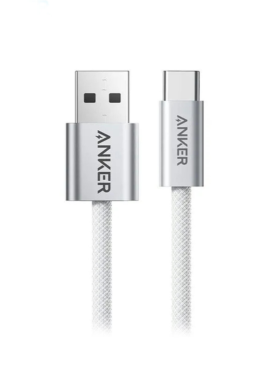 ANKER Zolo USB-A - USB-C A8052 0,9 м 100W, белый, кабель для зарядки