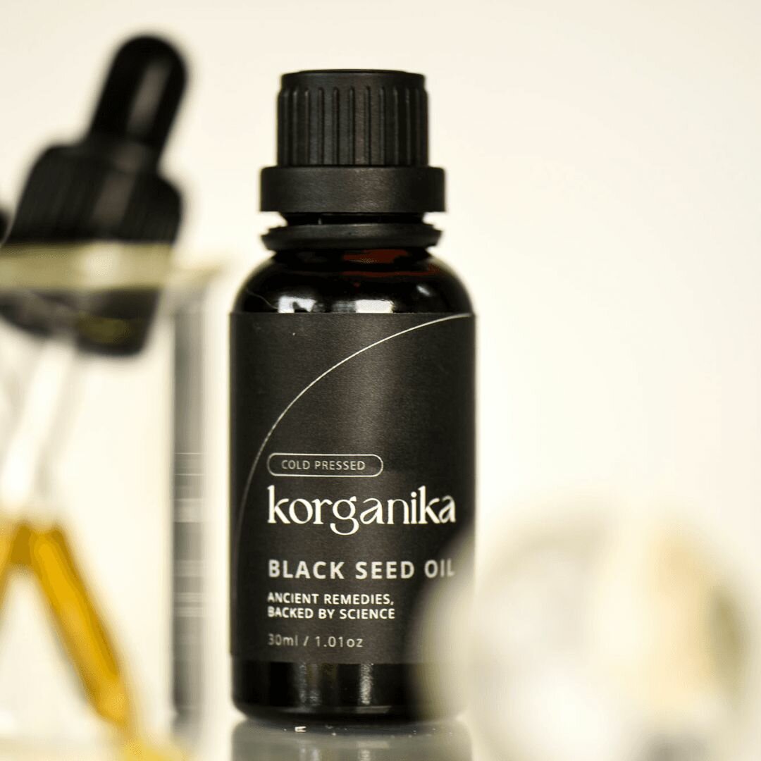 Korganika Масло черного тмина Black Seed Oil (Nigella Sativa), 30 мл