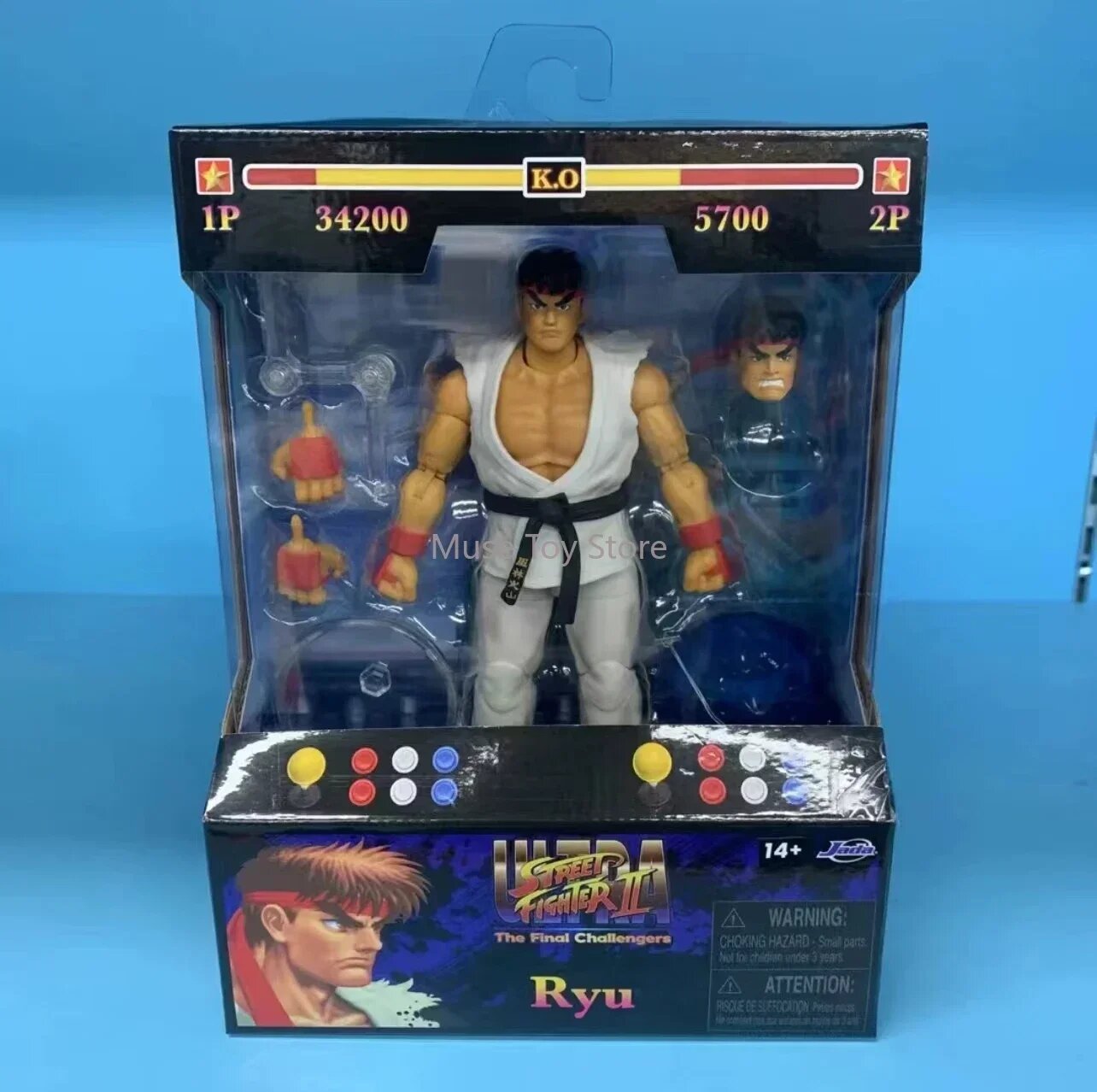 Street Fighter II Ryu, фигурка 6 дюймов, цвет Ryu-bai