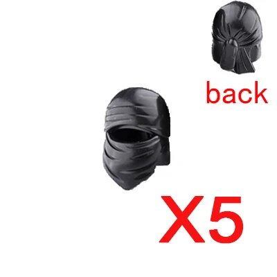 Черные средневековые головные уборы X5, TK064-5PCS