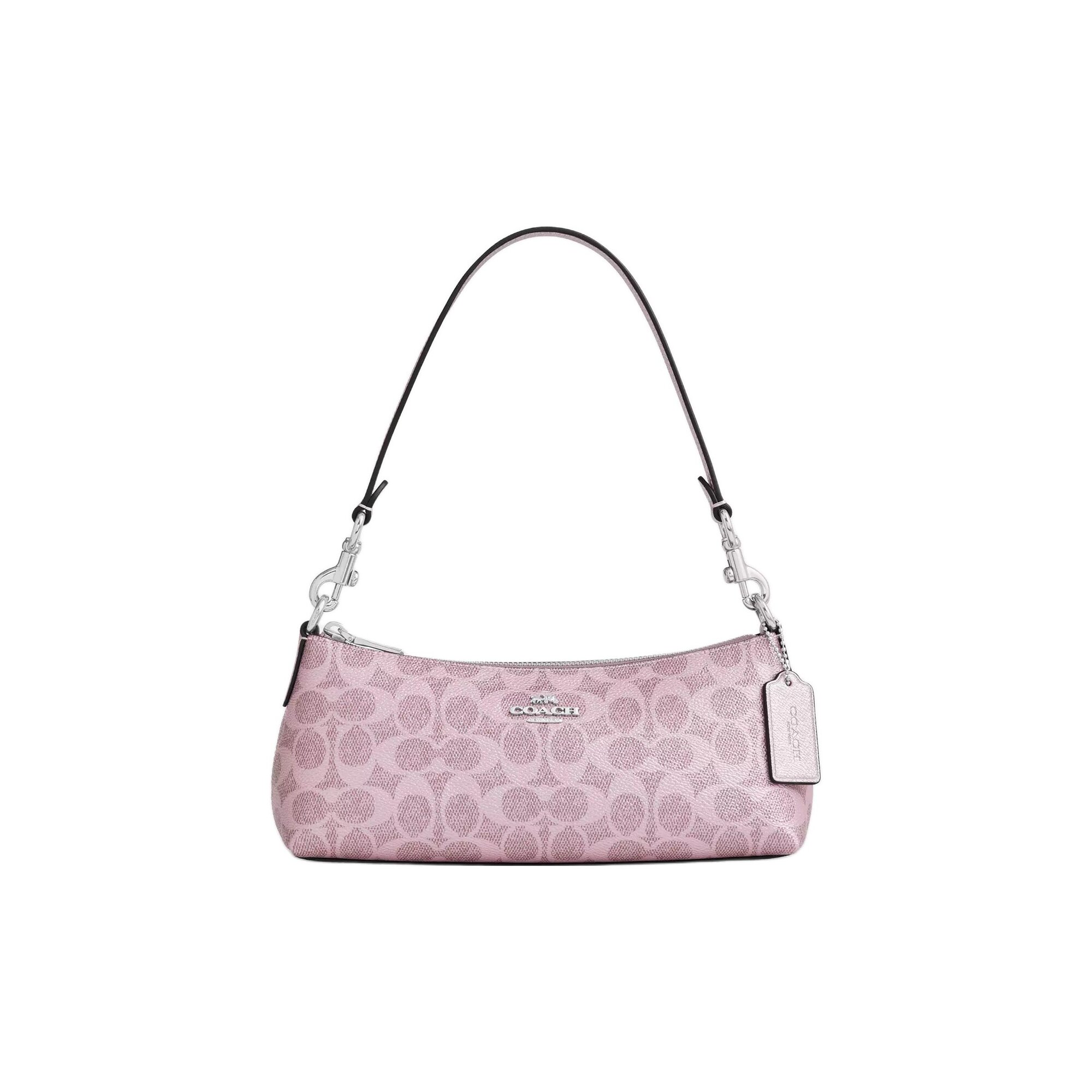 Сумка Coach Charlotte, pink — фото 1