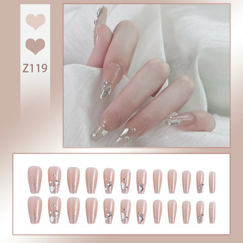 Net celebrity hot style broken diamond glitter nail art piece Z119-бесплатный набор для дизайна ногтей