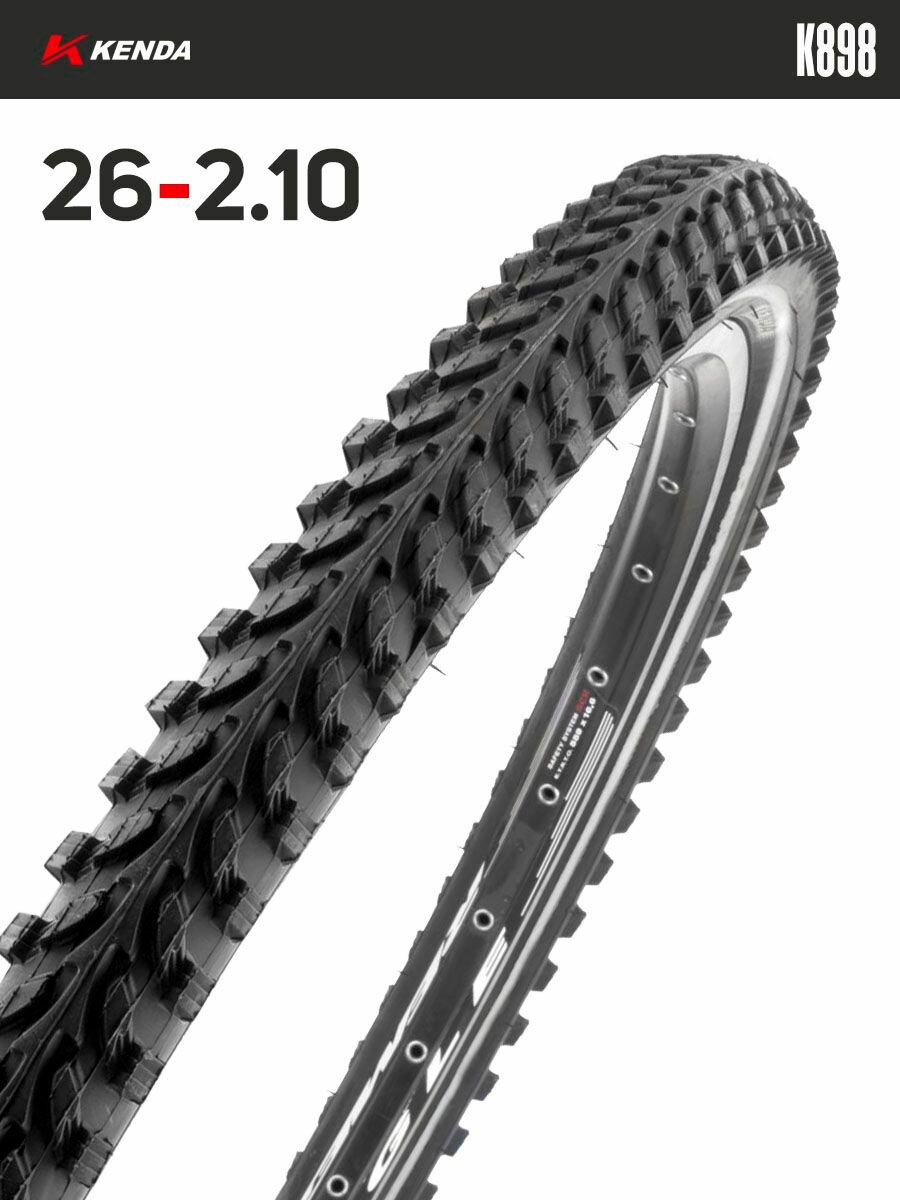 Покрышка велосипедная KENDA K898 26x2,10 (54-559), грязевой протектор