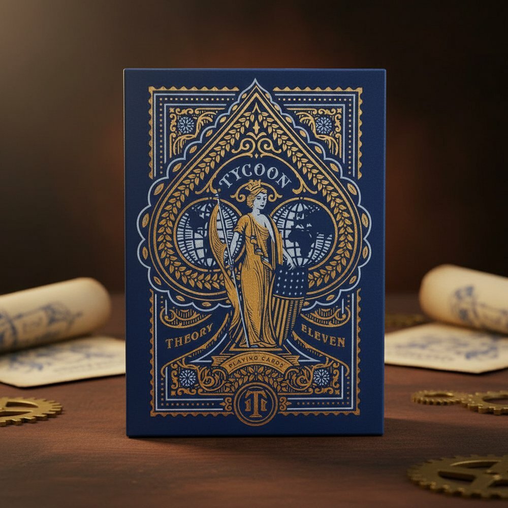 Карты пластиковые игральные "Theory11 Tycoon blue" 62179 Theory11