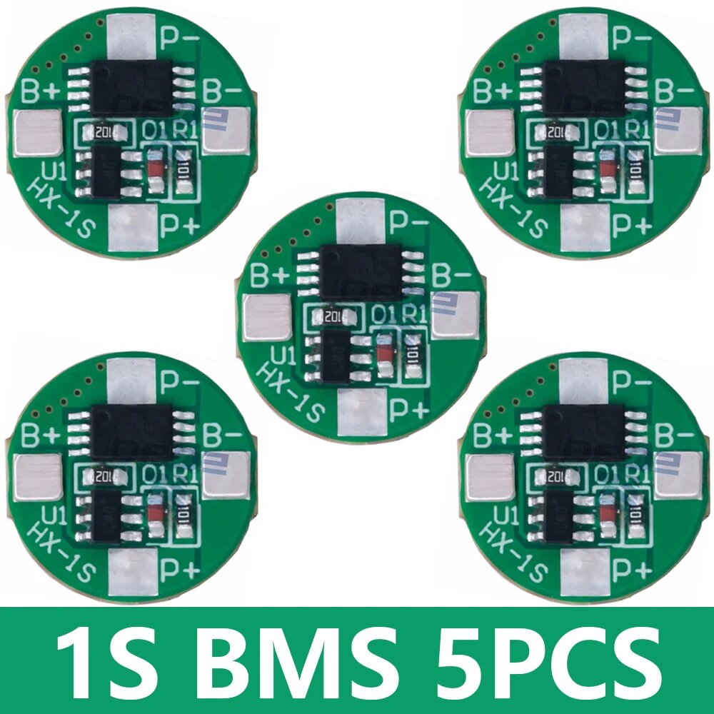 EGBO Модуль защиты BMS для литиевой батареи 14500 5PCS