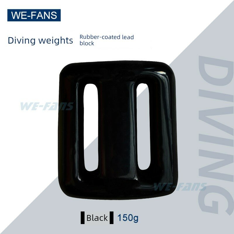 Регулируемый несущий груз для свободного погружения в Черном, 150 г (1 шт.) для тренировок в бассейне