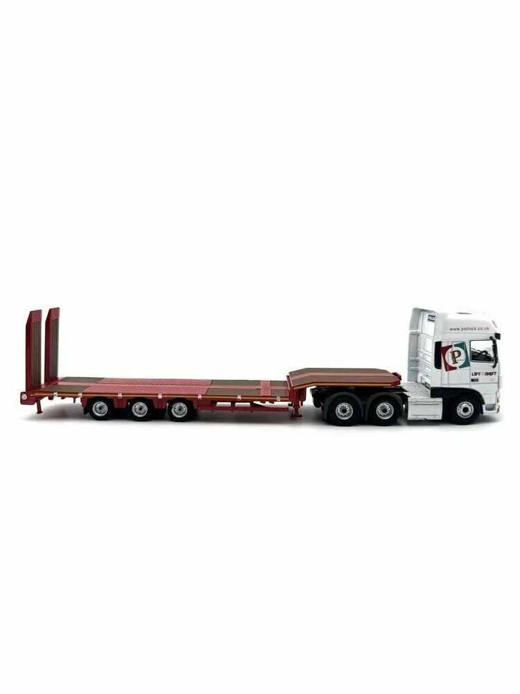 Металлические фигурки для моделей машин Oxford 1:76 DAF-XF Semi-low loading trailer Euro 6