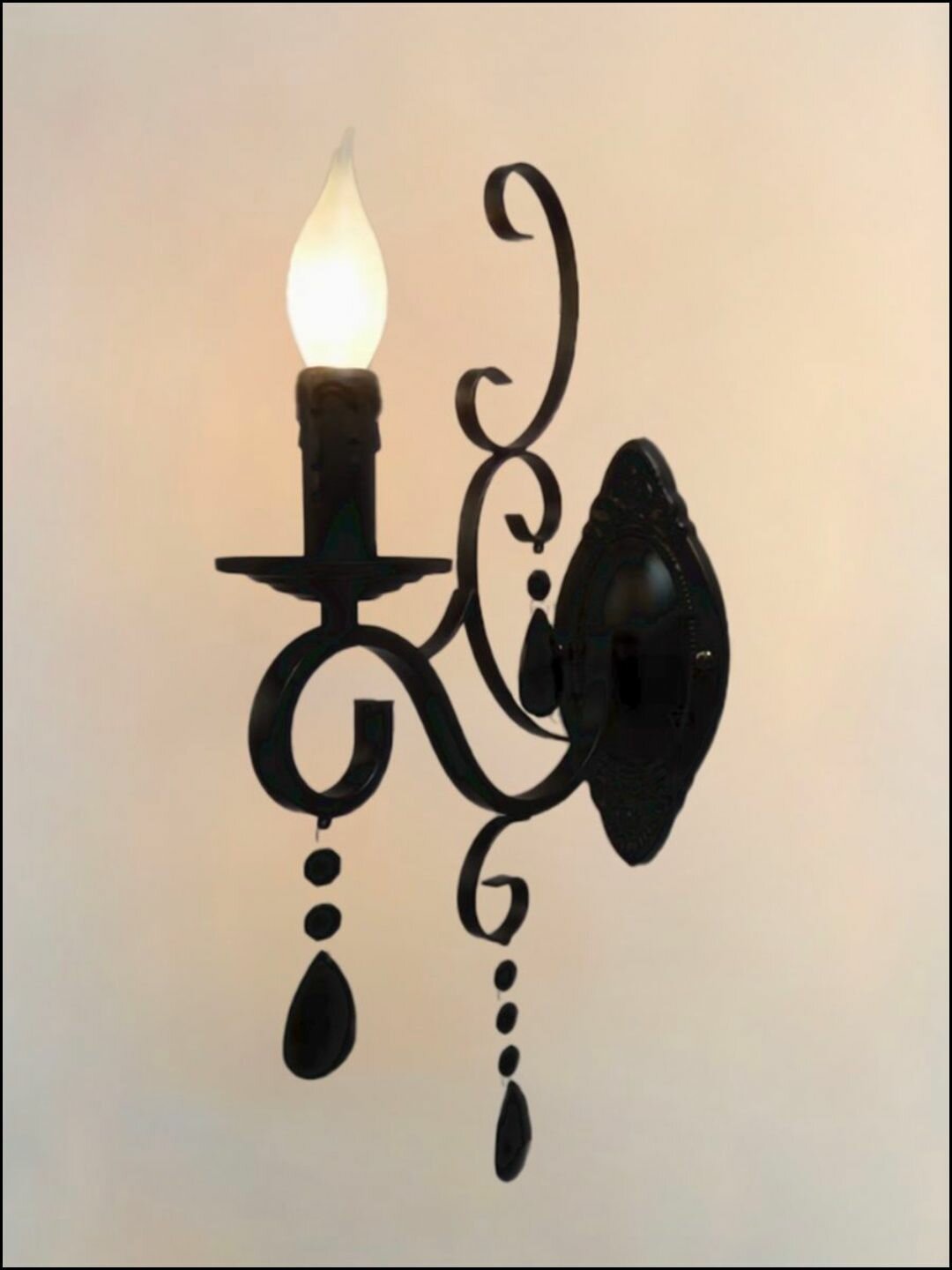 Светильник прикроватный настенный, Хрустальные бра, гостиная, коридор, спальня, Бра, E14, 40 Вт