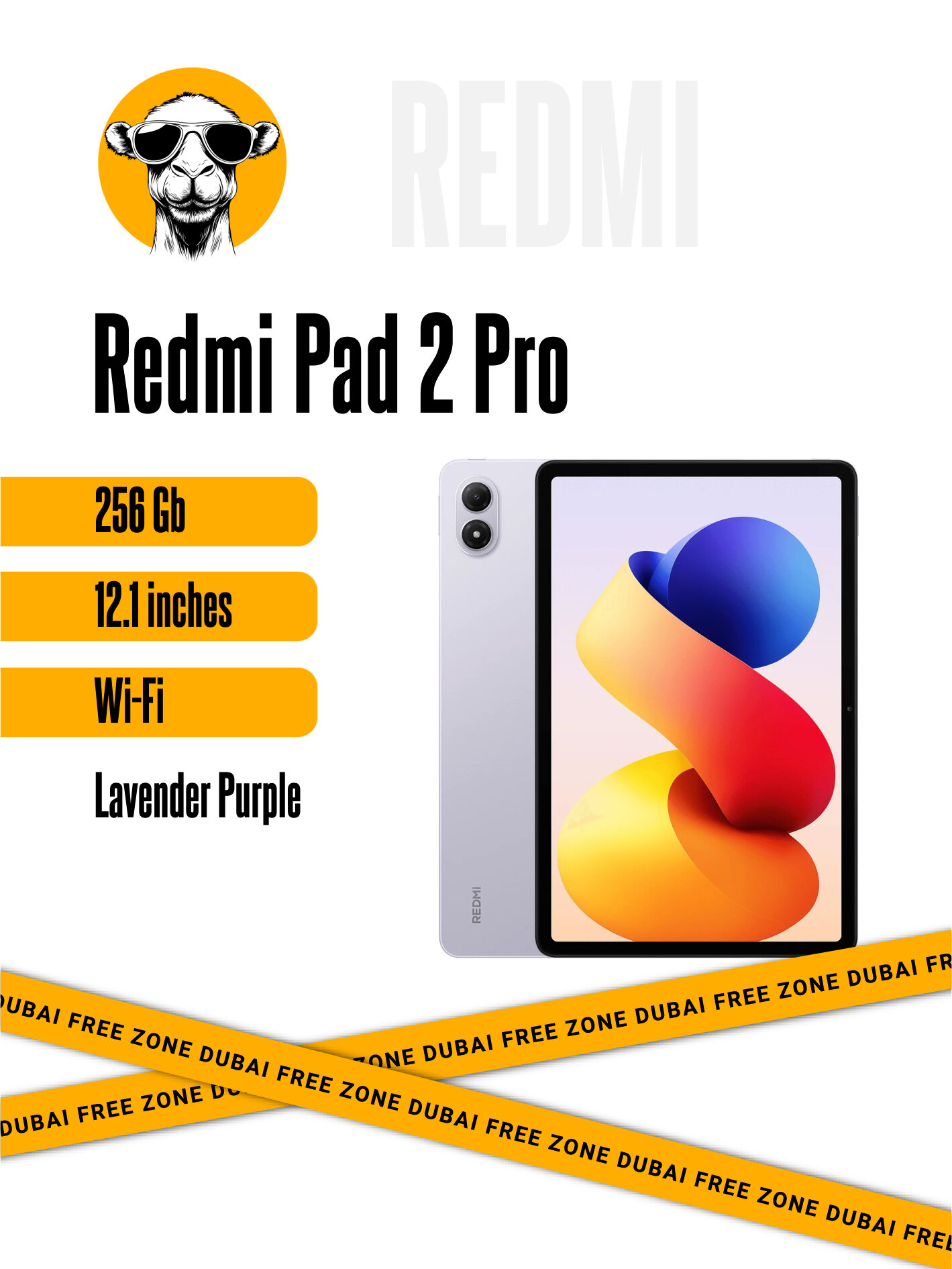 Планшет Redmi Pad 2 Pro 8/256Gb Wi-Fi Lavender Purple