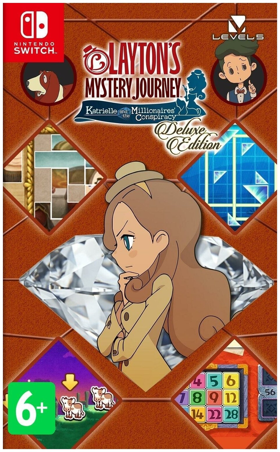 Игра Nintendo Layton's Mystery Journey: Katrielle amd Millioneres' Conspiracy - Deluxe Edition