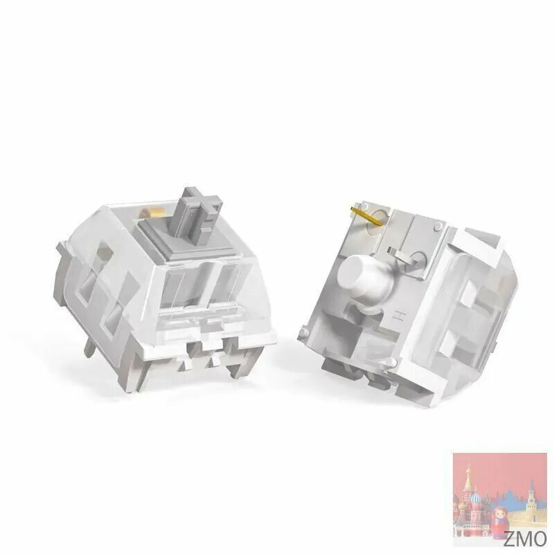 Эксклюзивные свитчи Kailh Speed Silver 41gf, 10 шт, с предустановленной смазкой для игровых механических клавиатур