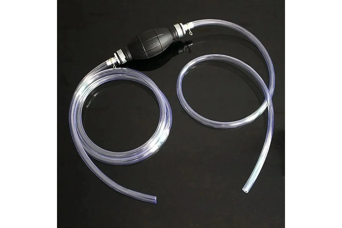 Насос/груша ручной перекачки топлива Vitatools 145мм диаметр 12мм производительность 10 л/мин односторонний клапан