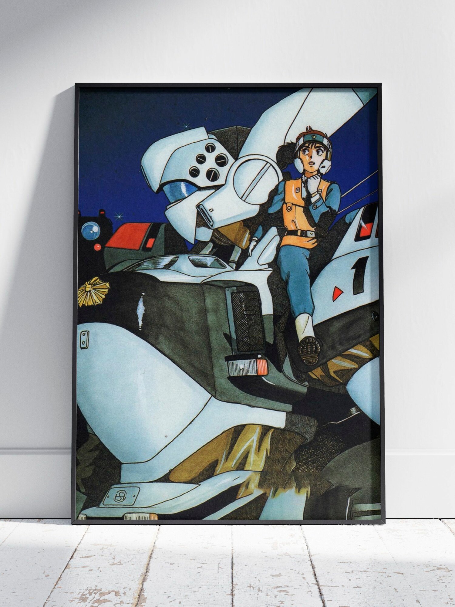 Плакат на стену для интерьера Полиция будущего (Kidou Keisatsu Patlabor 7) - Постер по музыке и артисту формата A4 (21x30 см)