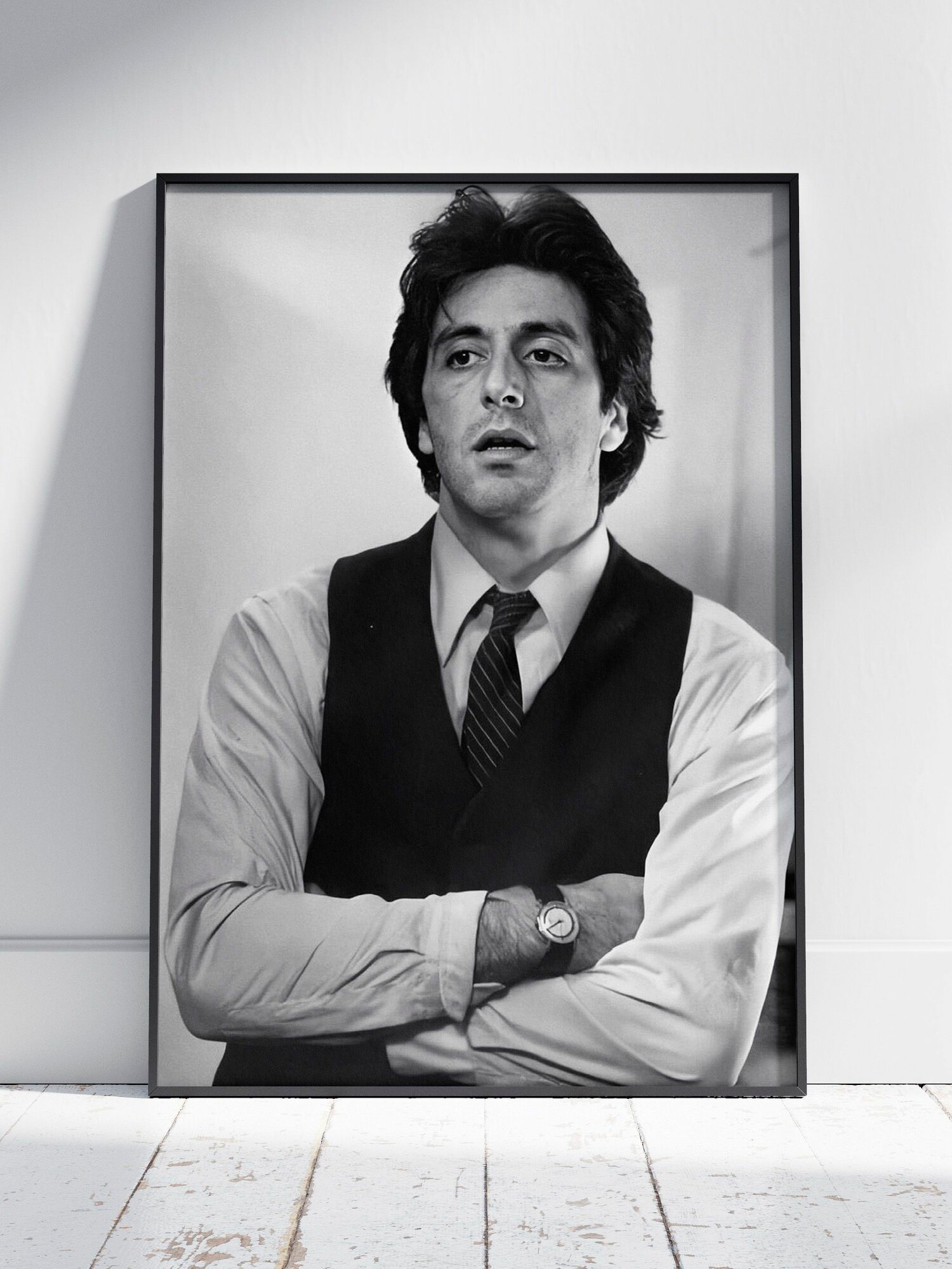 Плакат на стену для интерьера Аль Пачино (Al Pacino 10) - Постер по актеру фильма, кино, сериала формата A3 (30x42 см)