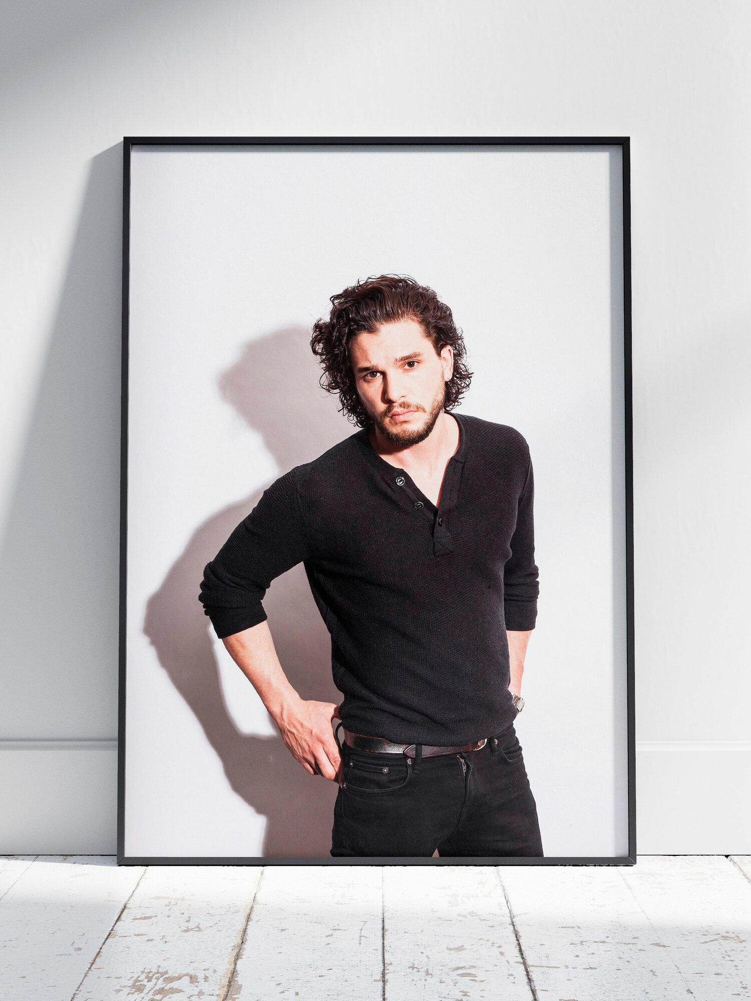 Плакат на стену для интерьера Кит Харингтон (Kit Harington 46) - Постер по актеру фильма, кино, сериала формата A4 (21x30 см)
